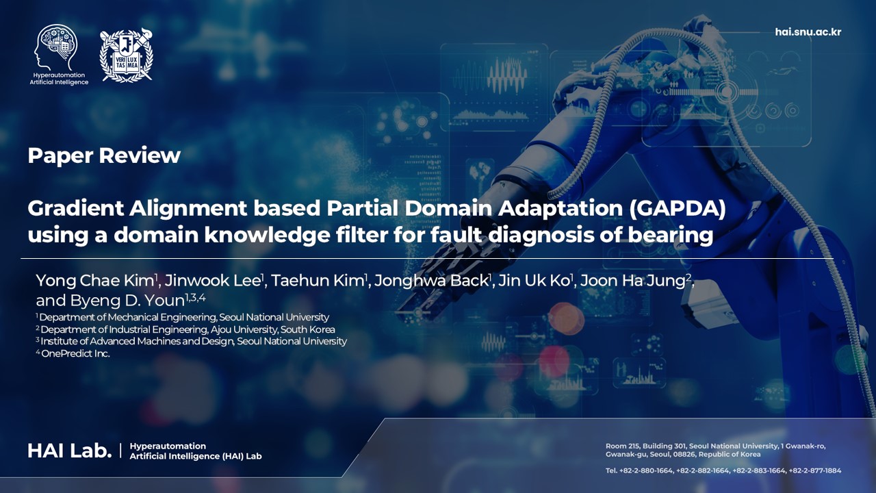 [Paper Review] Gradient Alignment based Partial Domain Adaptation (GAPDA) using a domain ...